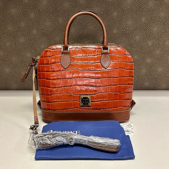 Dooney & Bourke | Bags | New Dooney Bourke Snake Print Embossed Leather ...